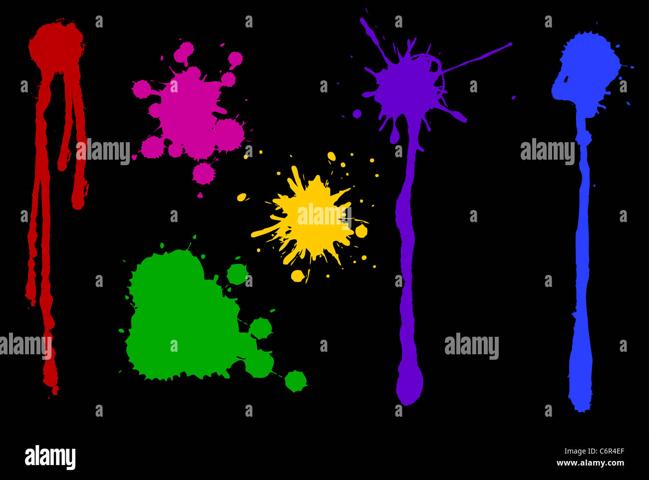 blurs and splodges Stock Photo - Alamy