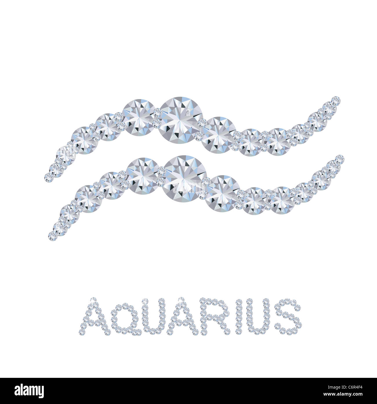 Zodiac sign of diamonds Stock Photo - Alamy