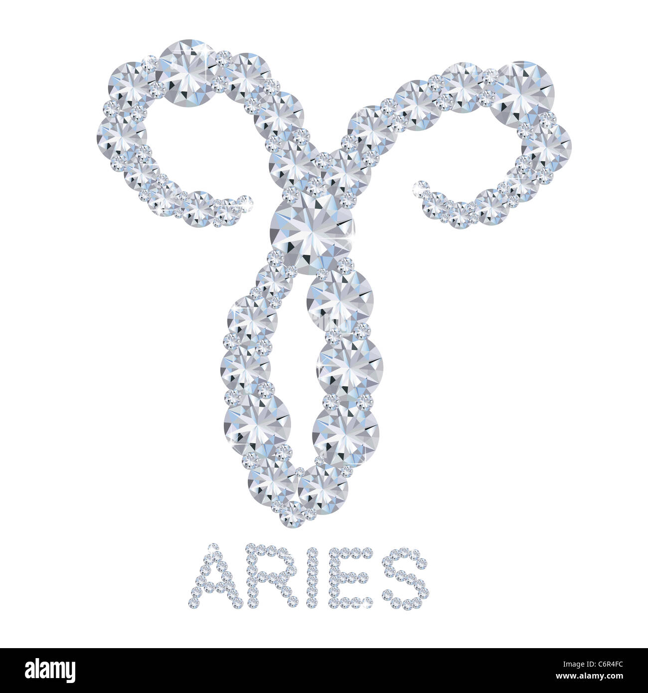 Zodiac sign of diamonds Stock Photo - Alamy