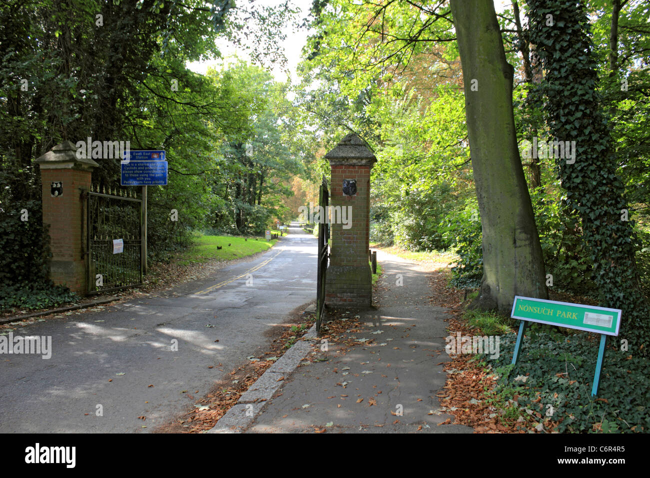 Nonsuch Park, Ewell Surrey England UK Stock Photo - Alamy