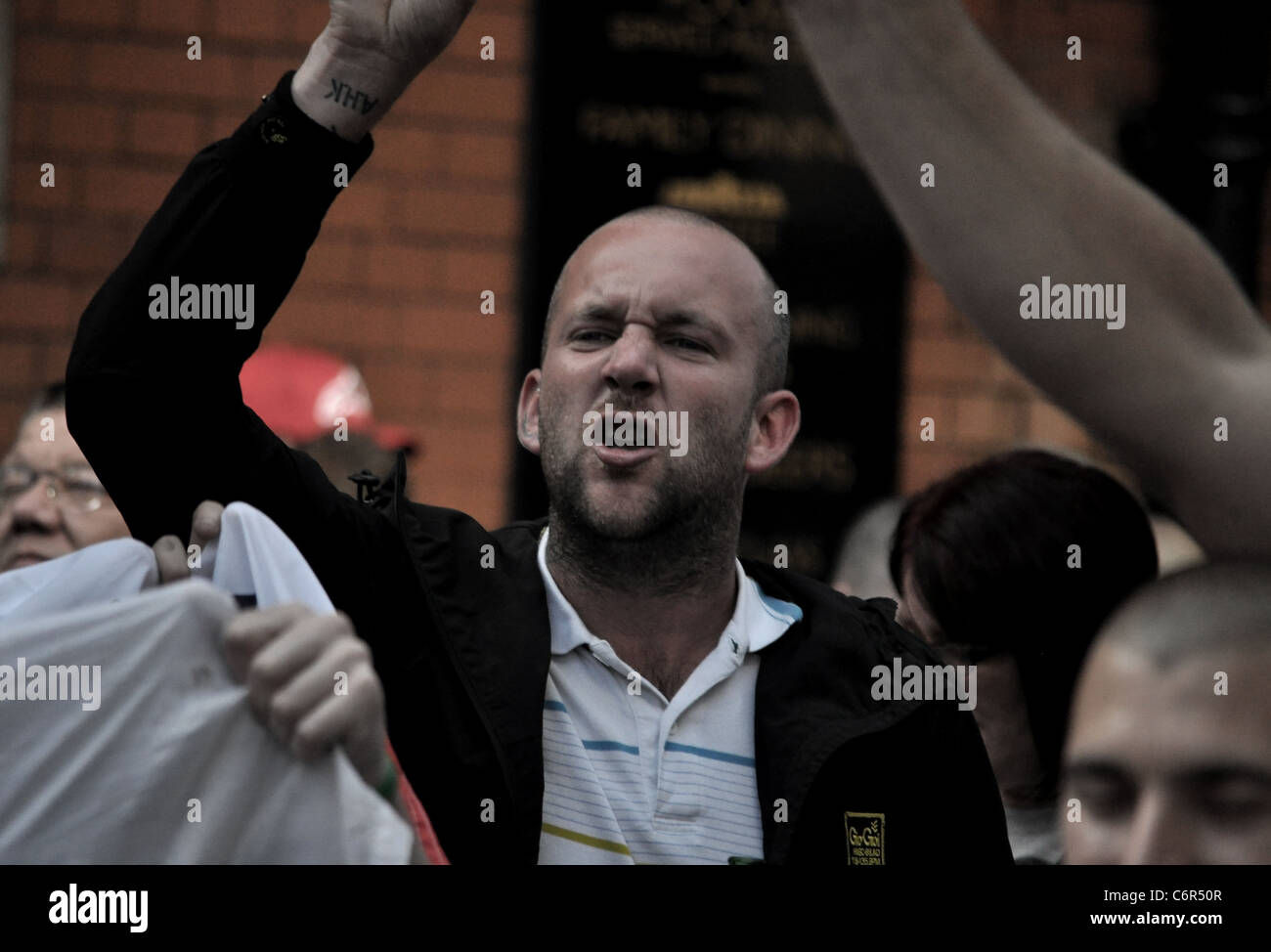 From far-right wing English Defense League protest and UAF counter ...