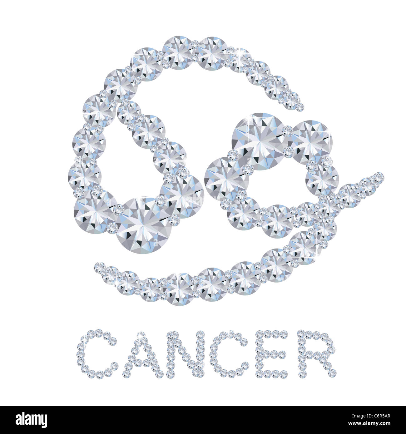 Zodiac sign of diamonds Stock Photo - Alamy