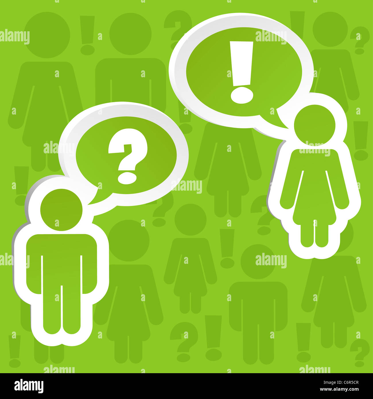 Sticker with icon support people, element for design, vector ...