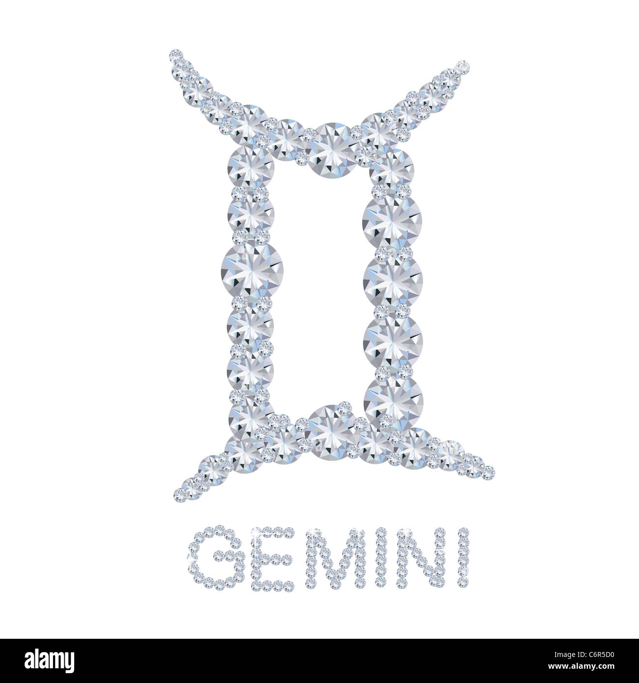 Zodiac sign of diamonds Stock Photo - Alamy