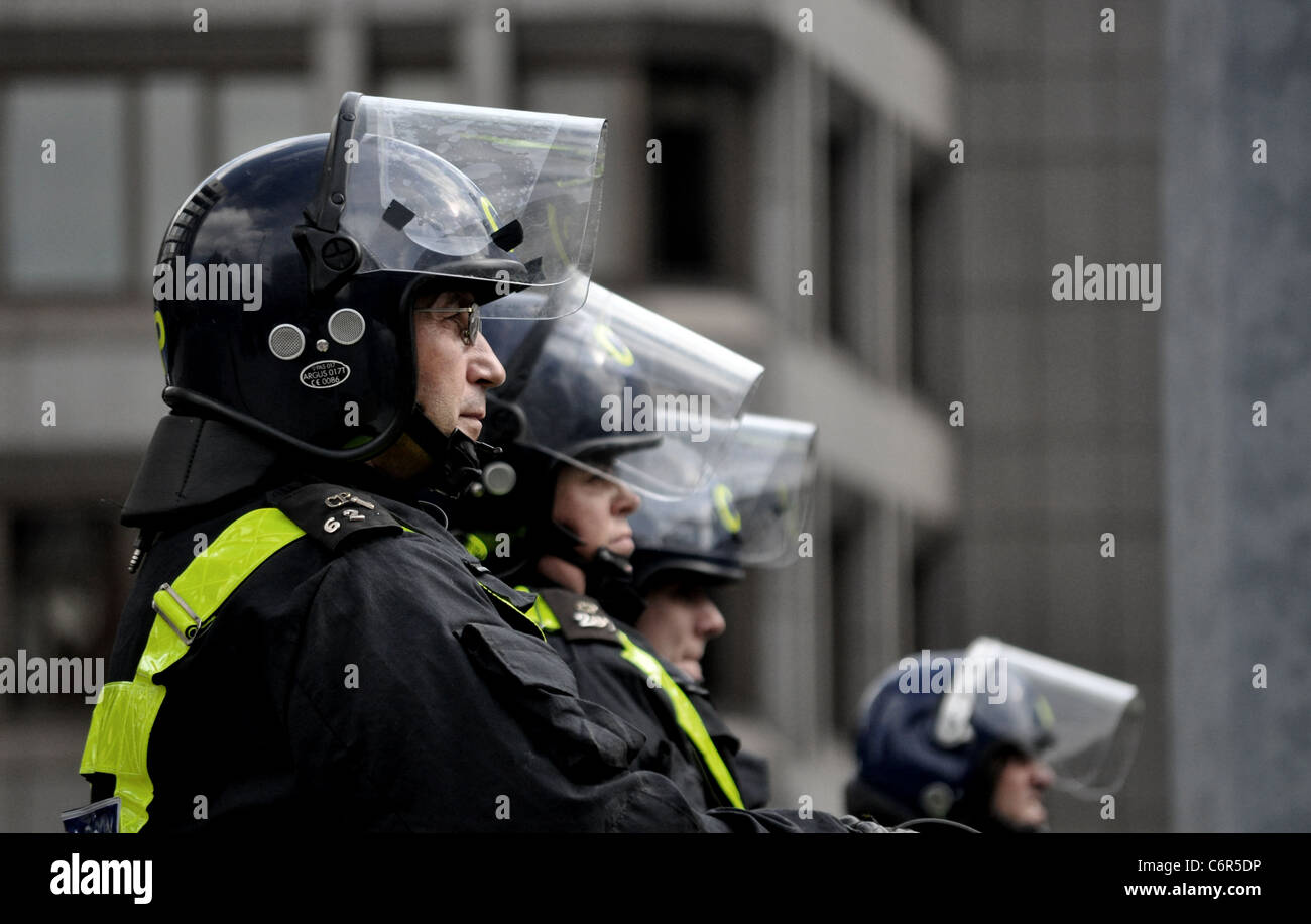 From far-right wing English Defense League protest and UAF counter ...