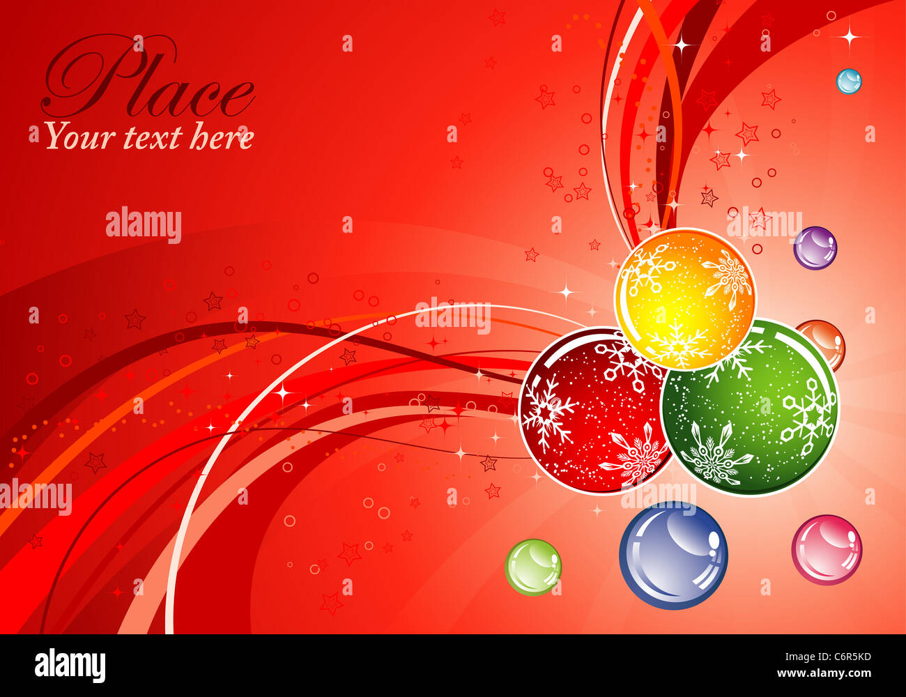 Christmas background with sphere and wave pattern, element for design ...