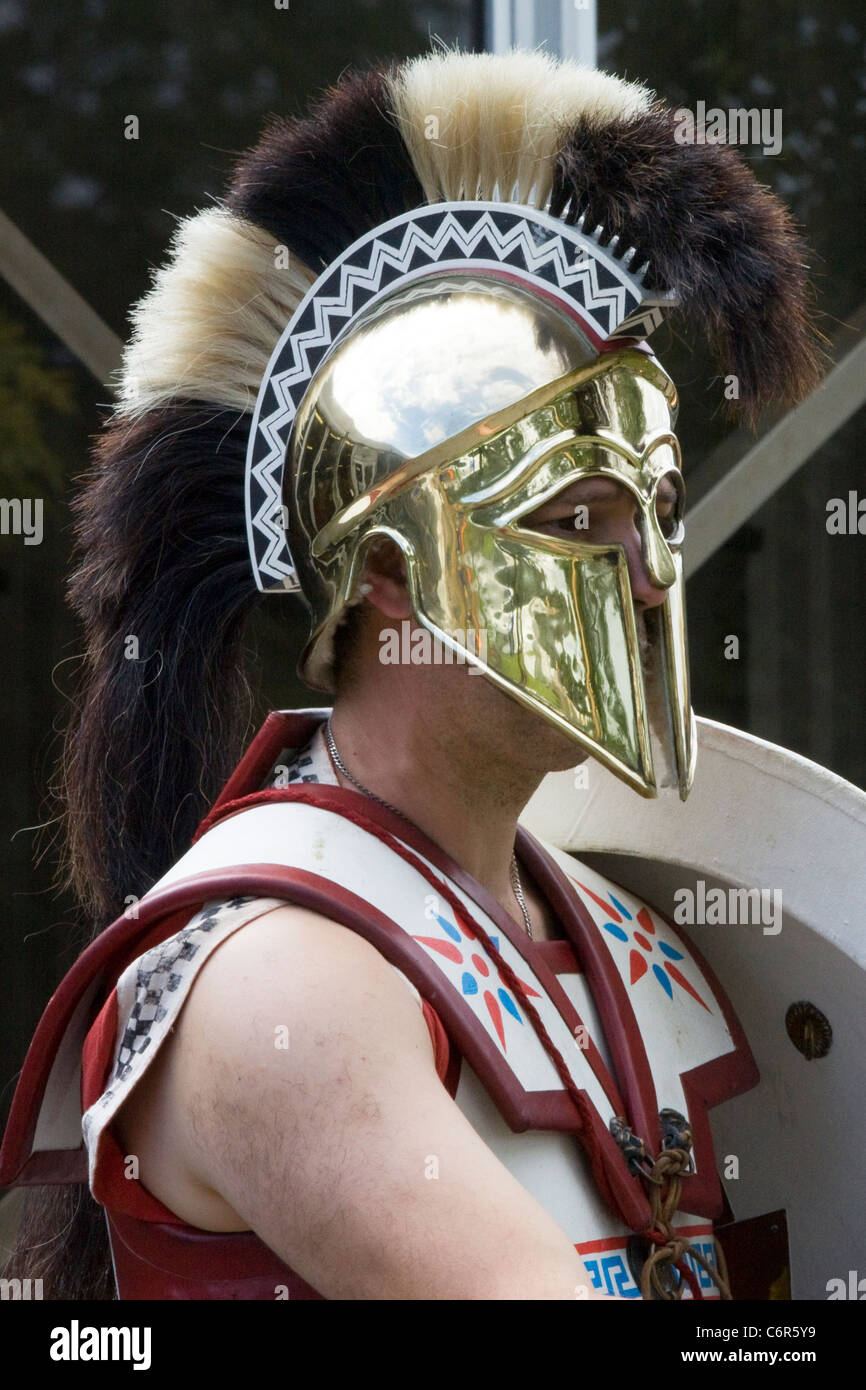 Roman reenactment greek hi-res stock photography and images - Alamy