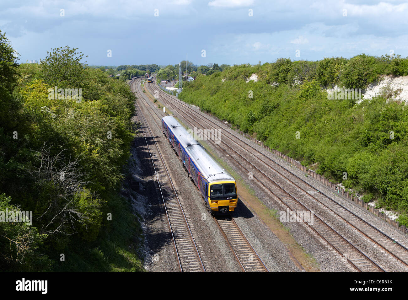 first great western train on GWML Stock Photo - Alamy
