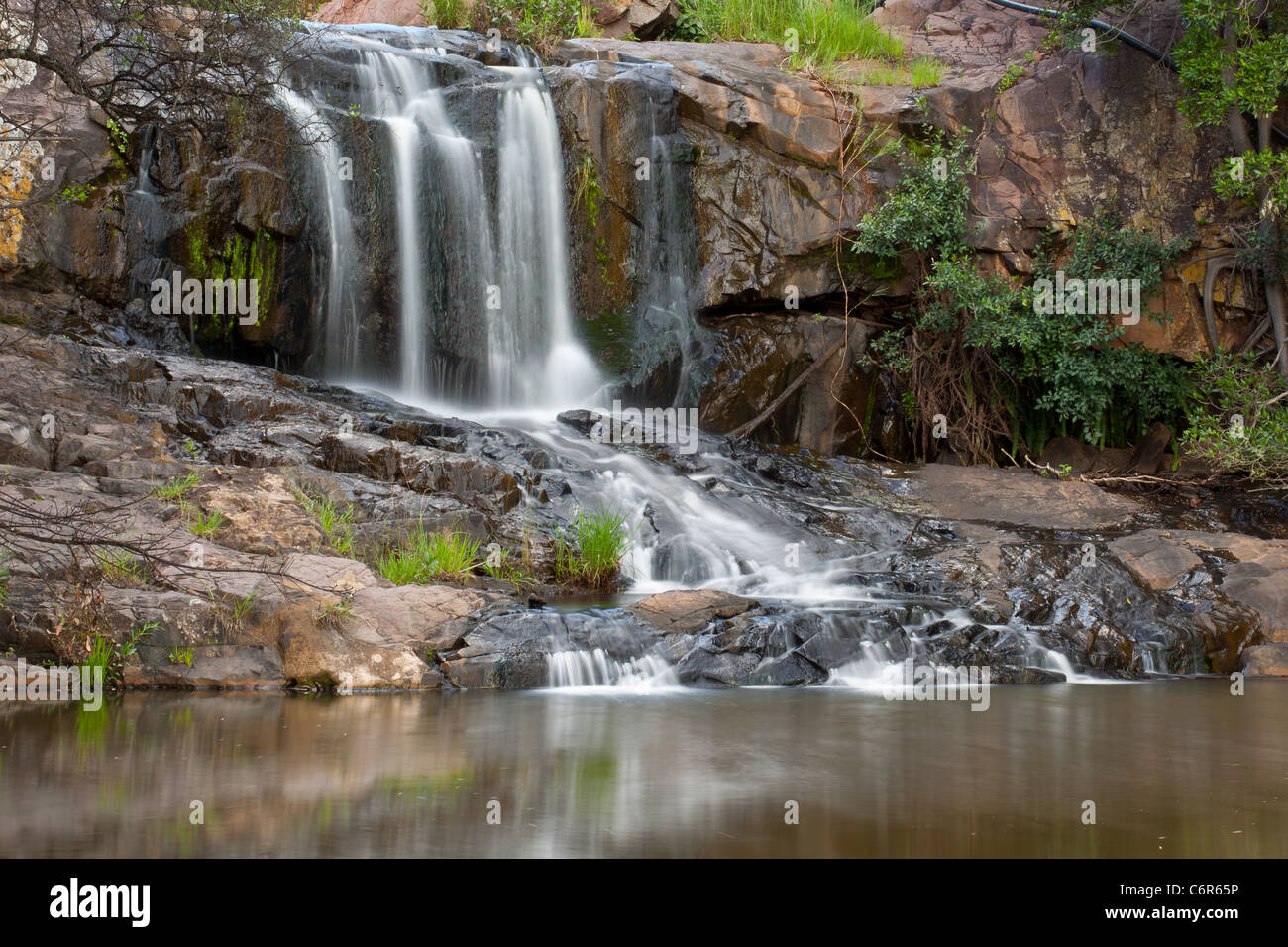 Cascade cascading park asia hi-res stock photography and images - Alamy