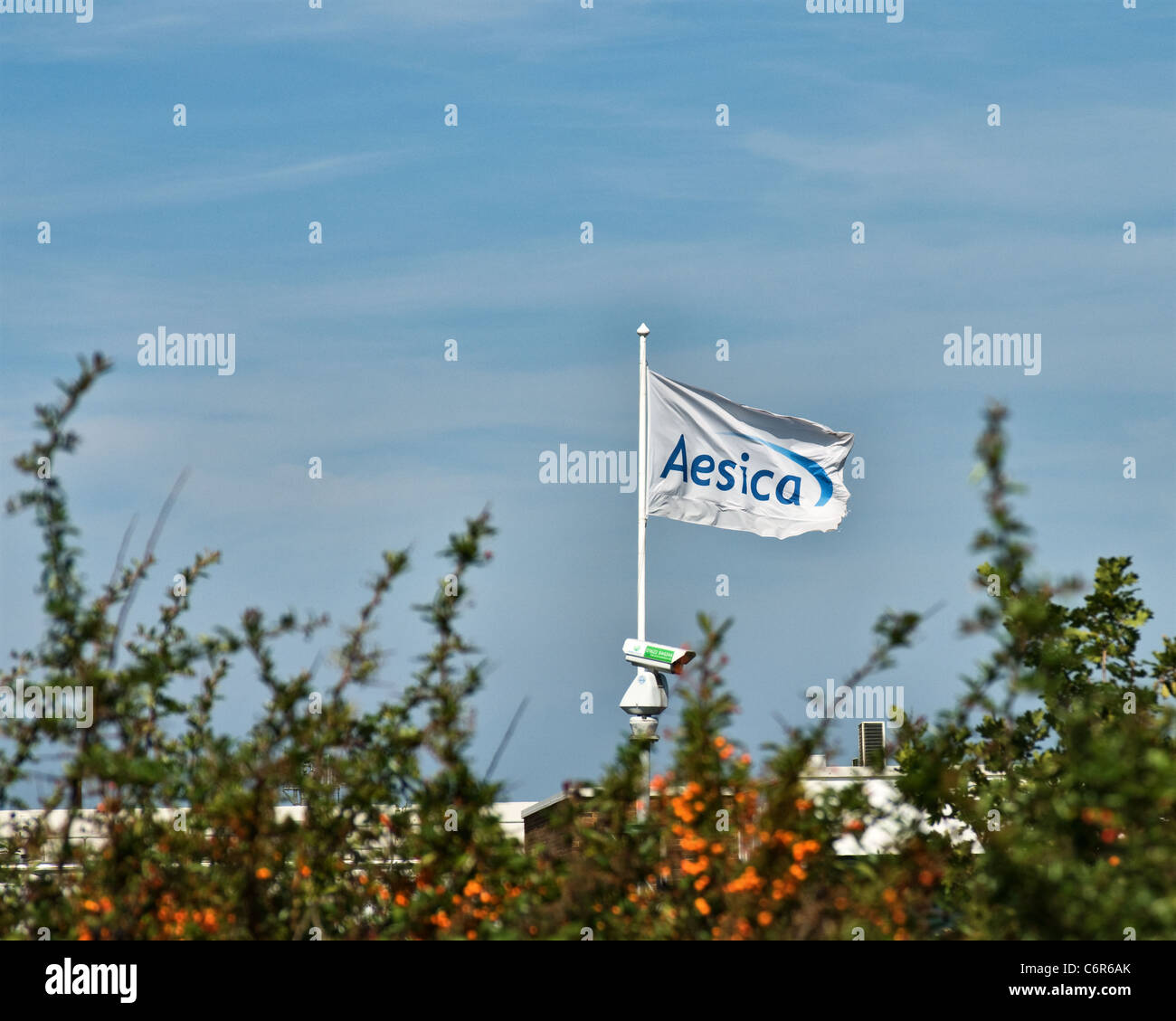 Aesica logo on flag pharmaceutical hi-res stock photography and images ...