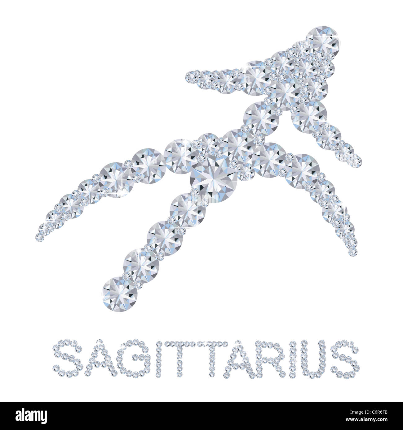 Zodiac sign of diamonds Stock Photo - Alamy