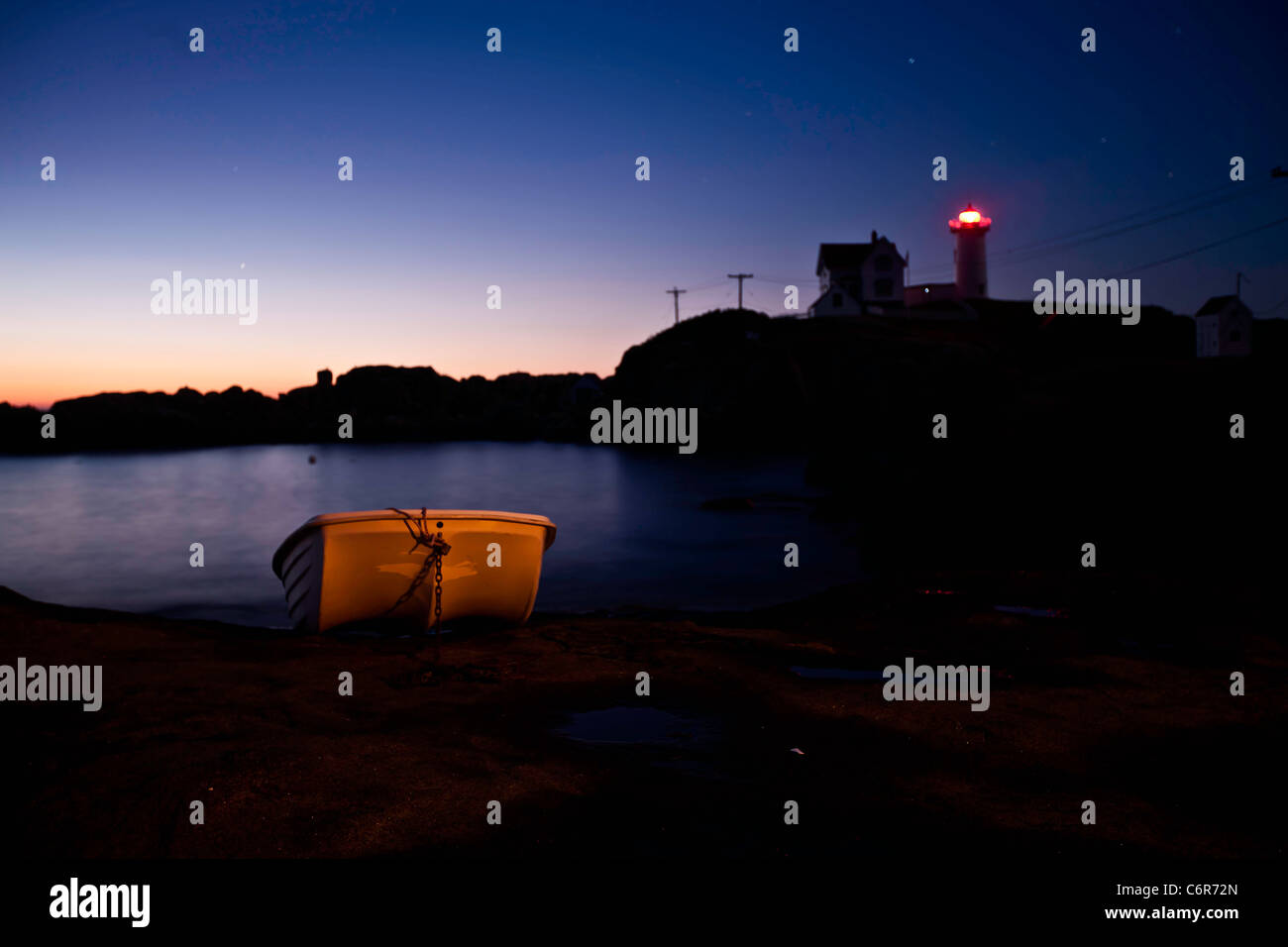 Nubble Lighthouse Lighthouse Ogunquit Maine Stock Photo - Alamy