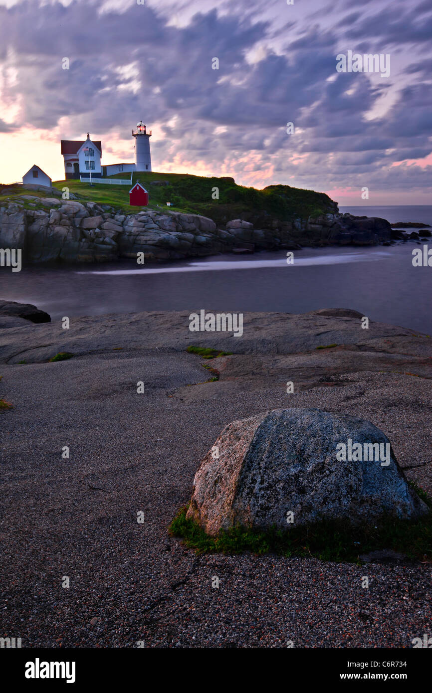 Nubble Lighthouse Ogunquit Maine Lighthouses Stock Photo - Alamy