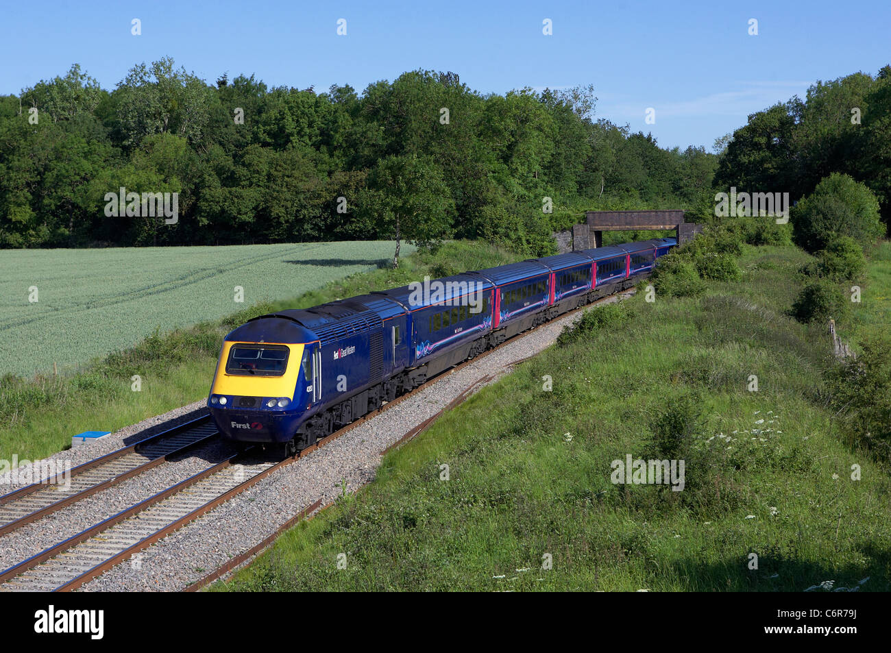 First great western hst train hi-res stock photography and images - Alamy
