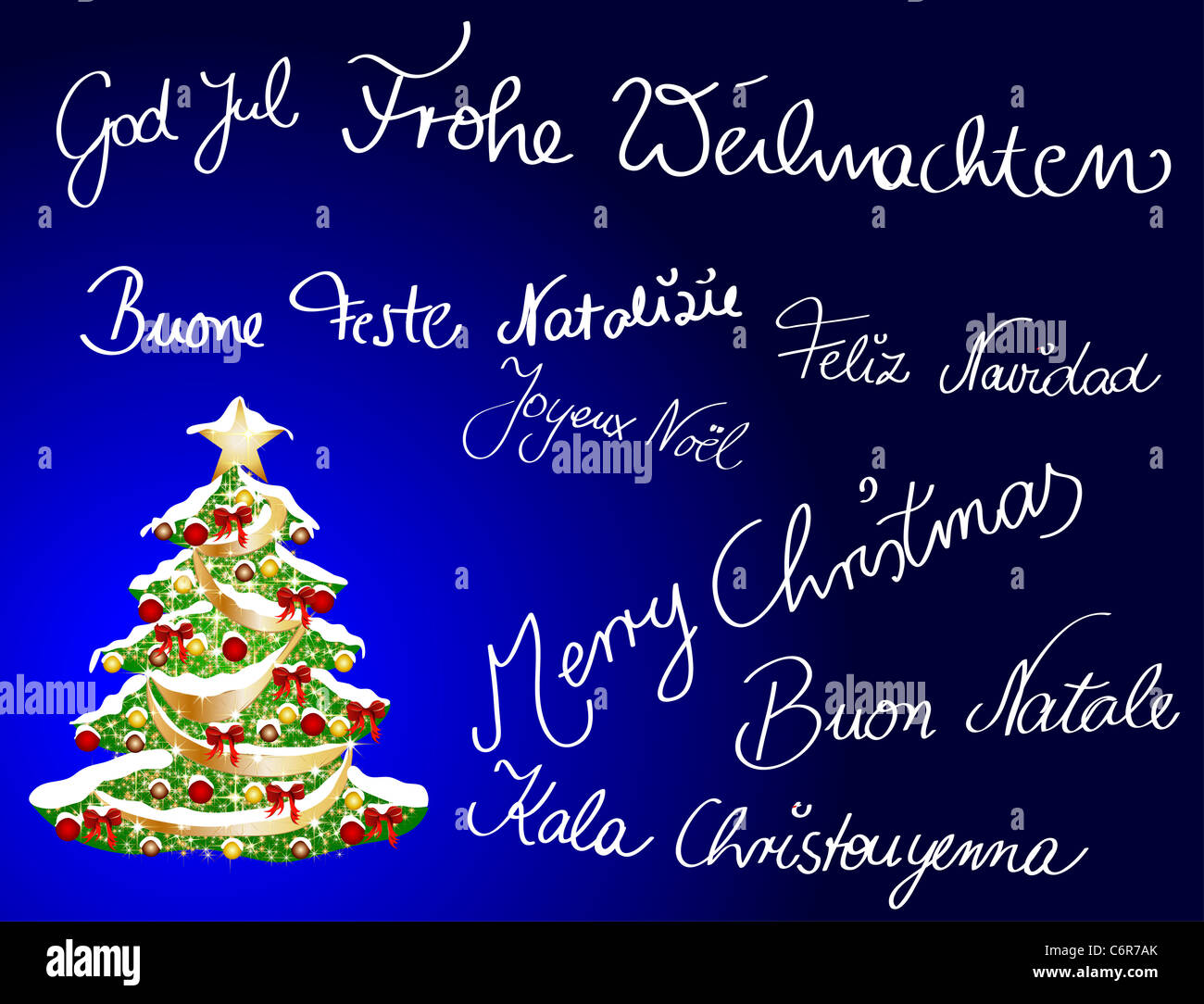 Multilingual christmas hi-res stock photography and images - Alamy