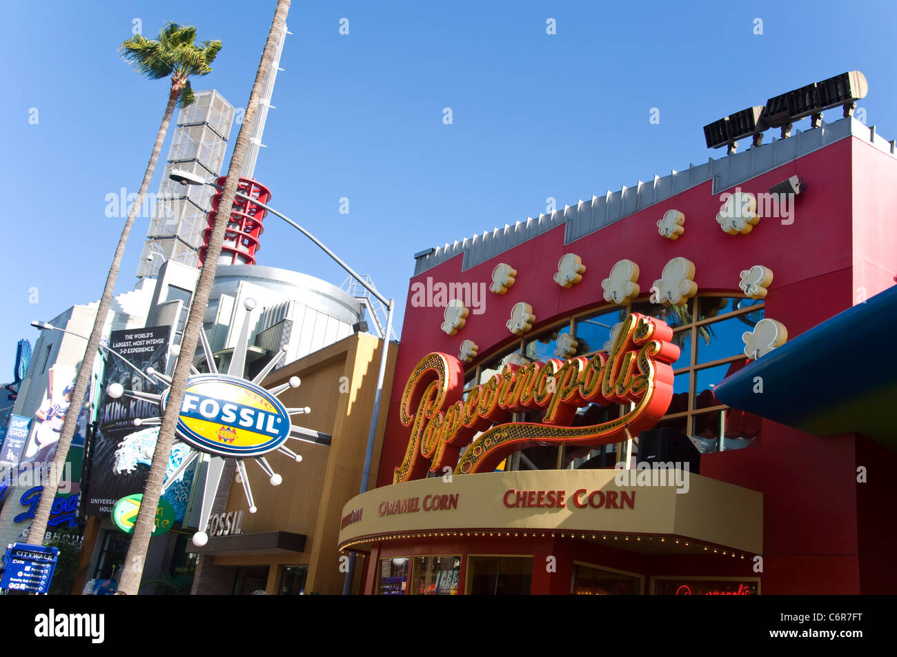 Universal Studios City Walk, Los Angeles, California, USA Stock Photo ...