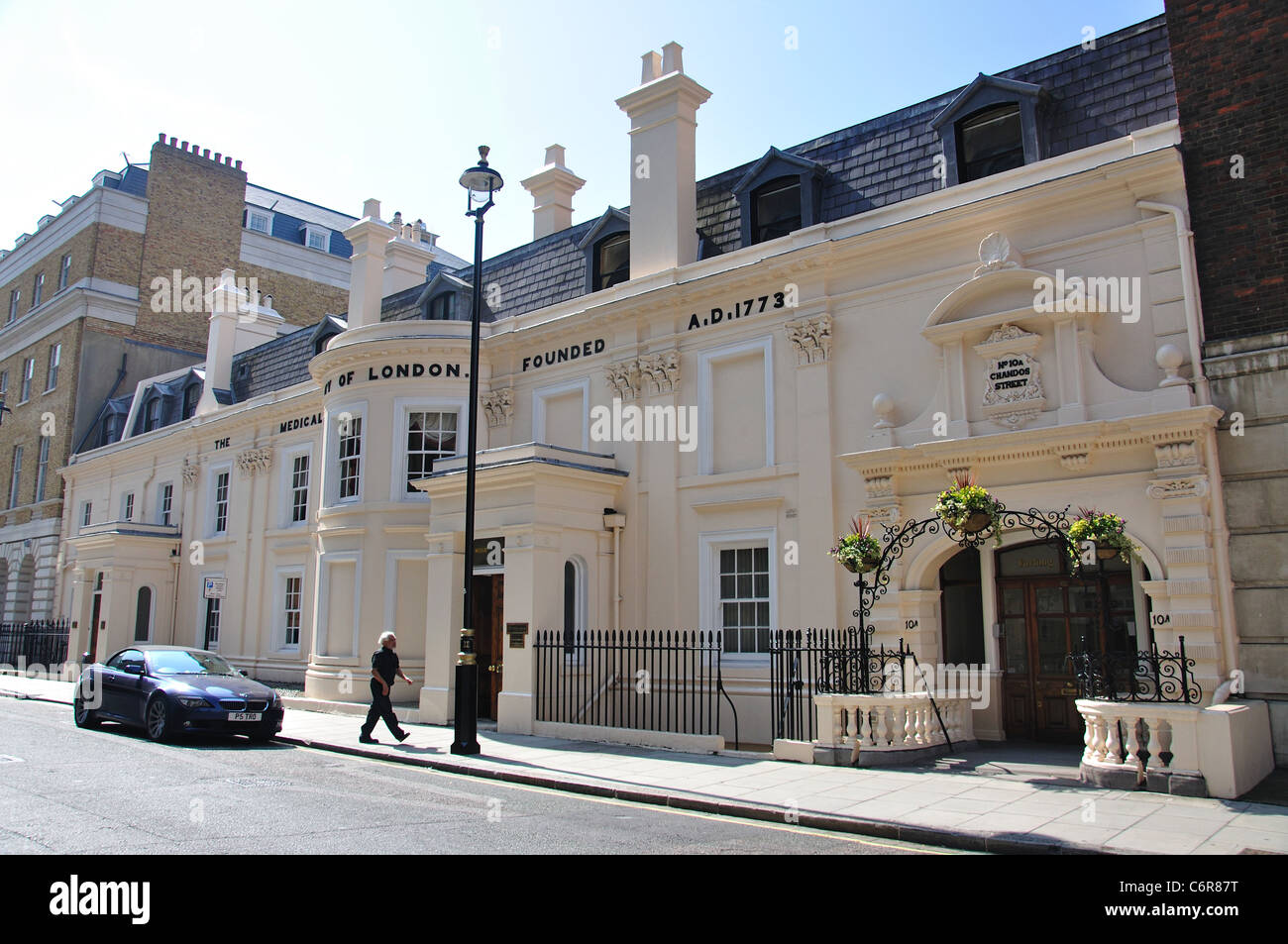 The Medical Society of London building, Chandos Street, City of ...