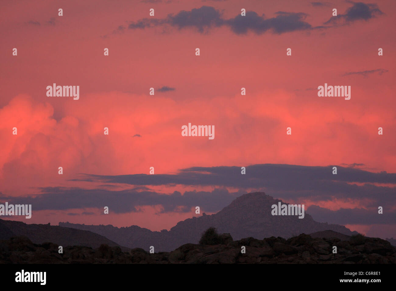 Africa pink sunset hi-res stock photography and images - Alamy