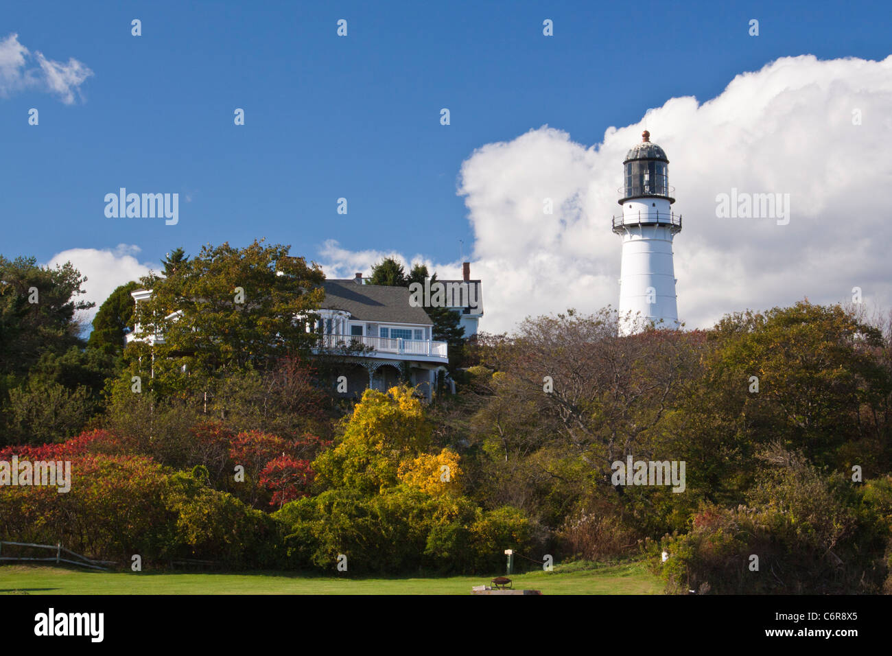 Cape elizabeth lighthouse hi-res stock photography and images - Alamy