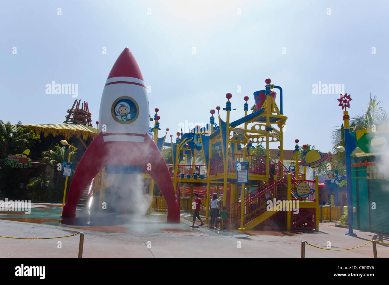 Rocket at Universal Studios Los Angeles, California, USA Stock Photo ...
