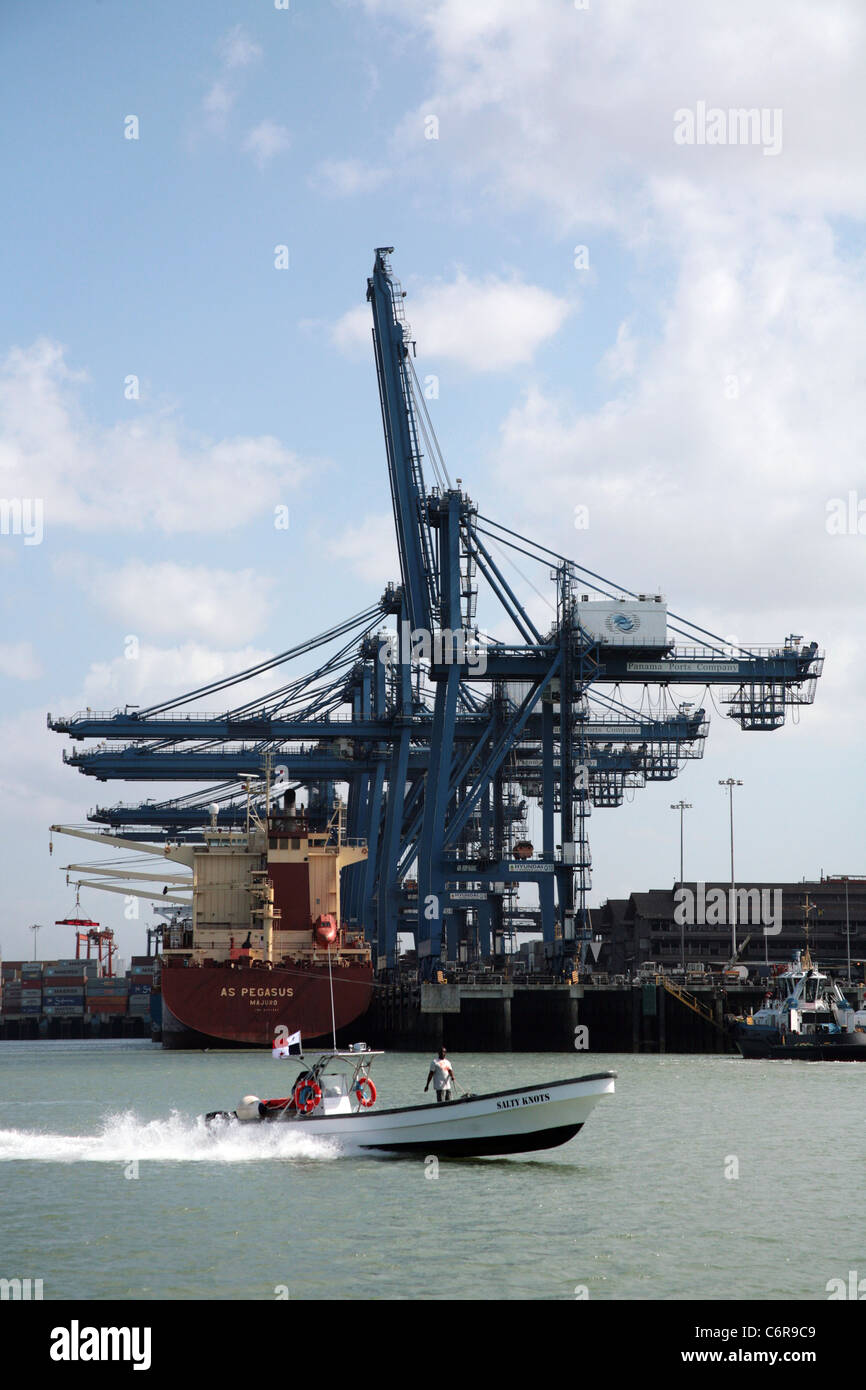 Panama Ports Company at Balboa, on the Pacific entrance of the Panama ...