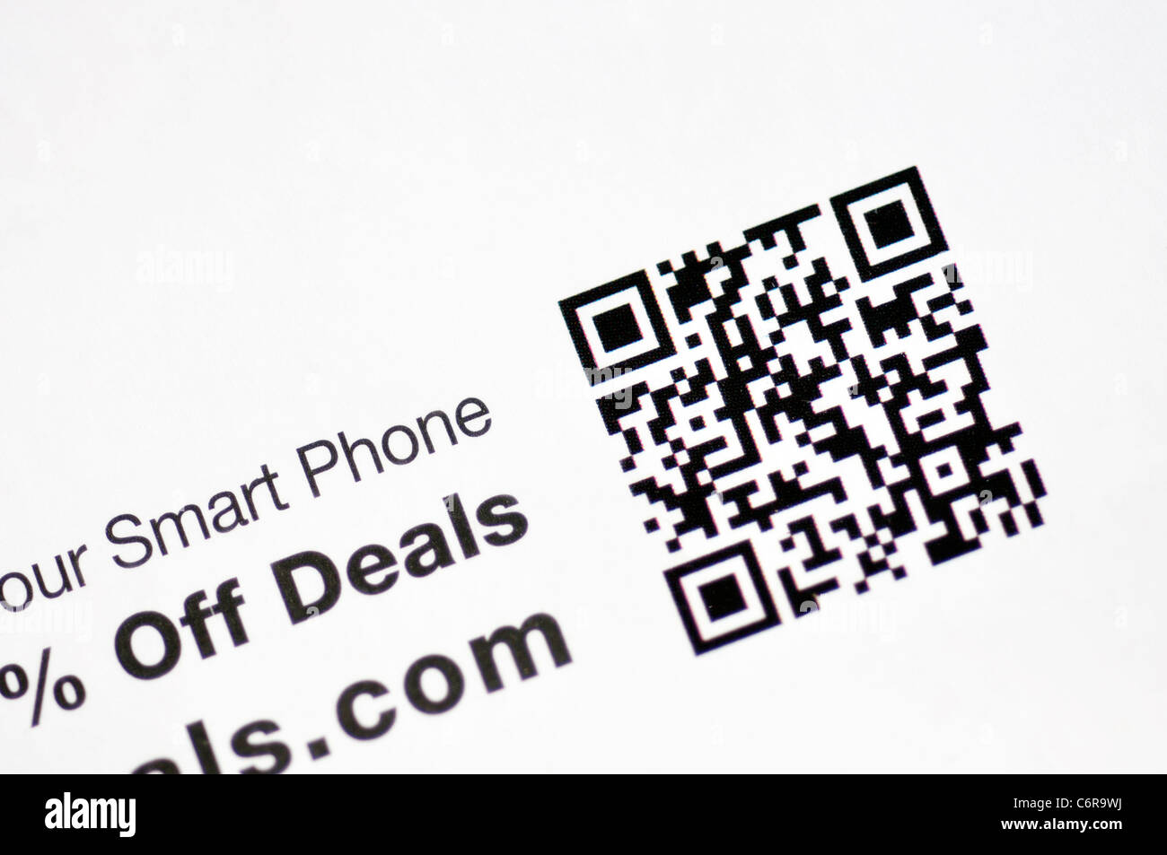 QR Quick Response code Stock Photo - Alamy