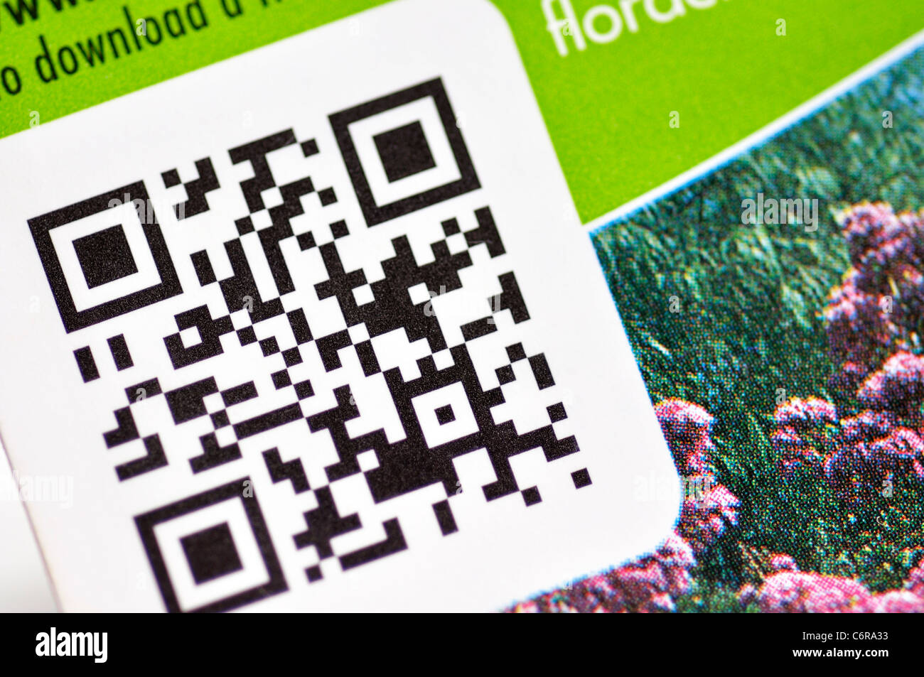 QR Quick Response code Stock Photo - Alamy