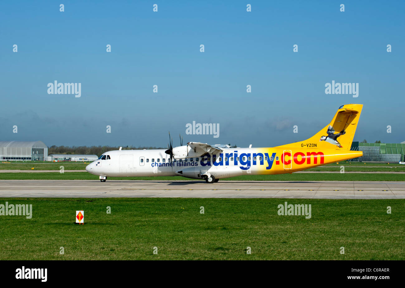 Aurigny airlines at manchester hi-res stock photography and images - Alamy