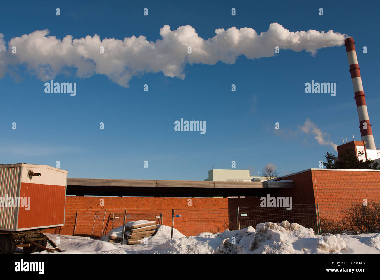 Smokestack Pollution in the air Stock Photo - Alamy