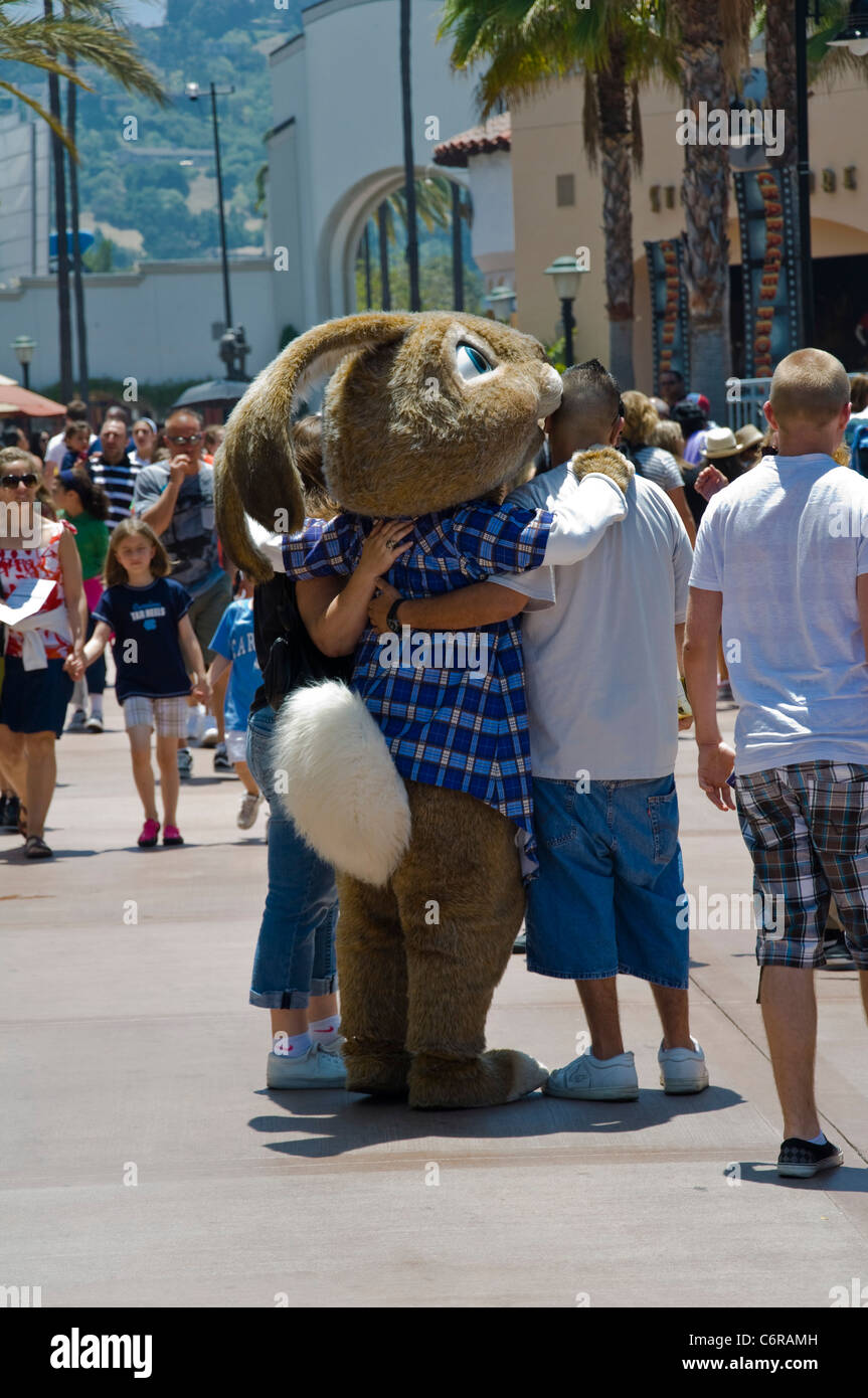 Rabbit at Universal Studios in Los Angeles, California, USA Stock Photo ...