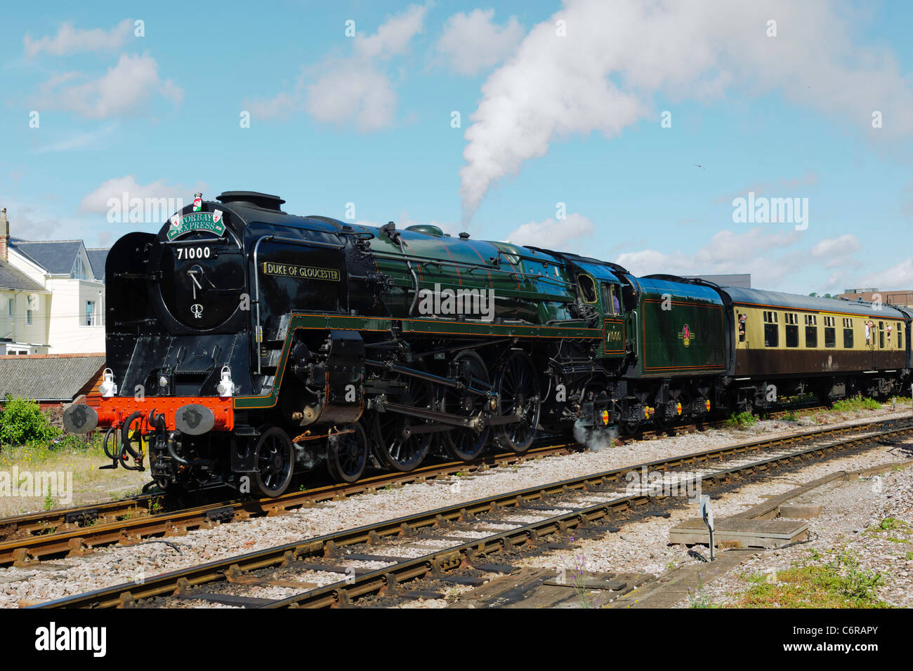 71000 Duke Gloucester Steam Locomotive High Resolution Stock ...