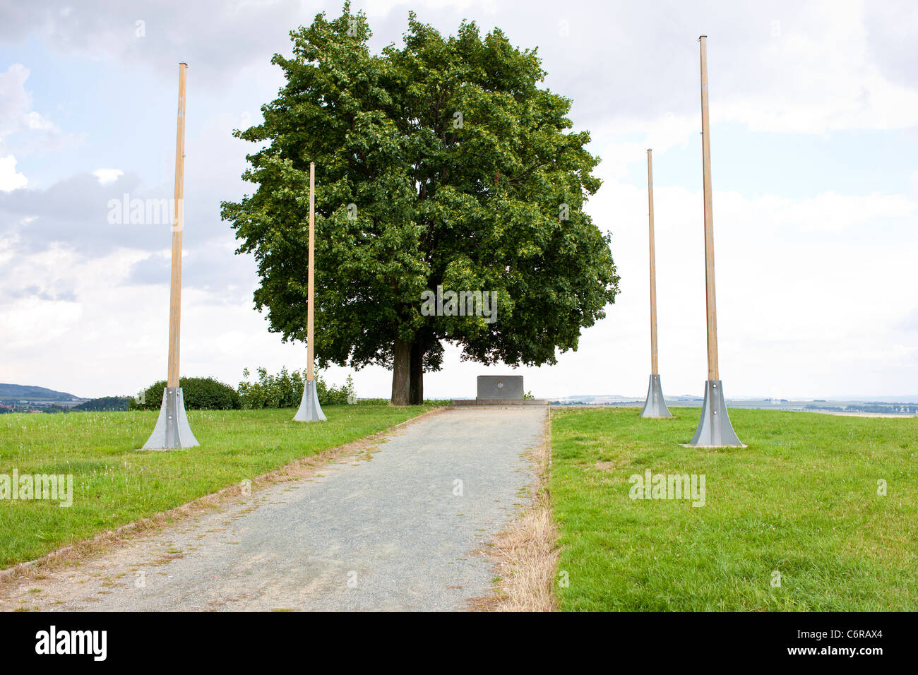 Monument to Napoleon, on top of the Zuran hill, Napoleon's command post ...