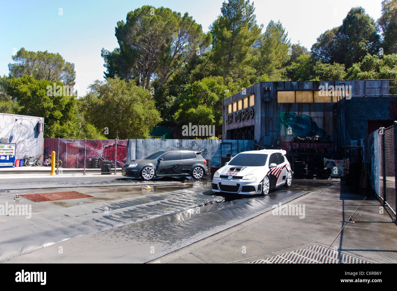 Fire and Car Show at Universal Studios, Los Angeles, California, USA ...