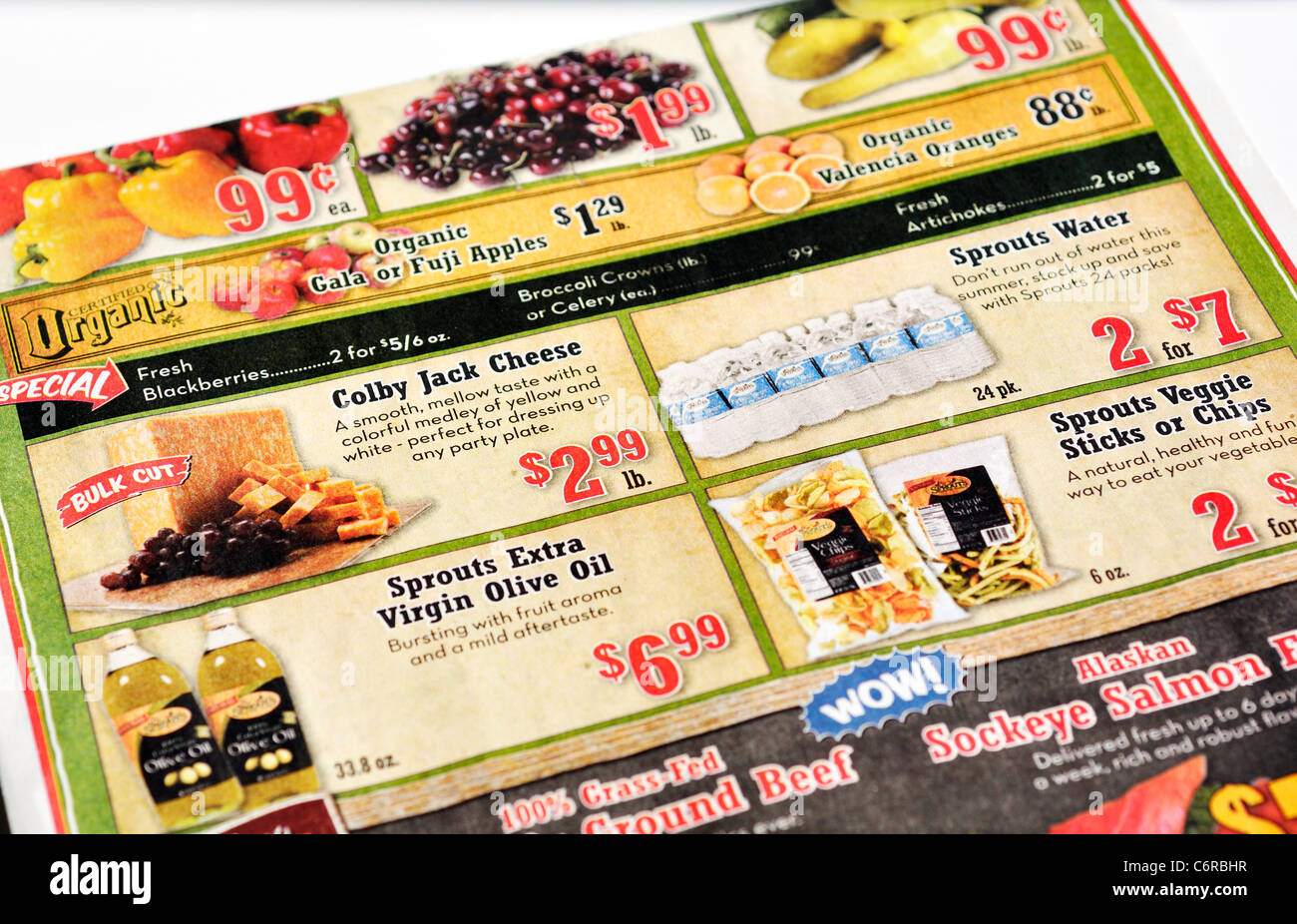 Newspaper advertisement food hi-res stock photography and images - Alamy