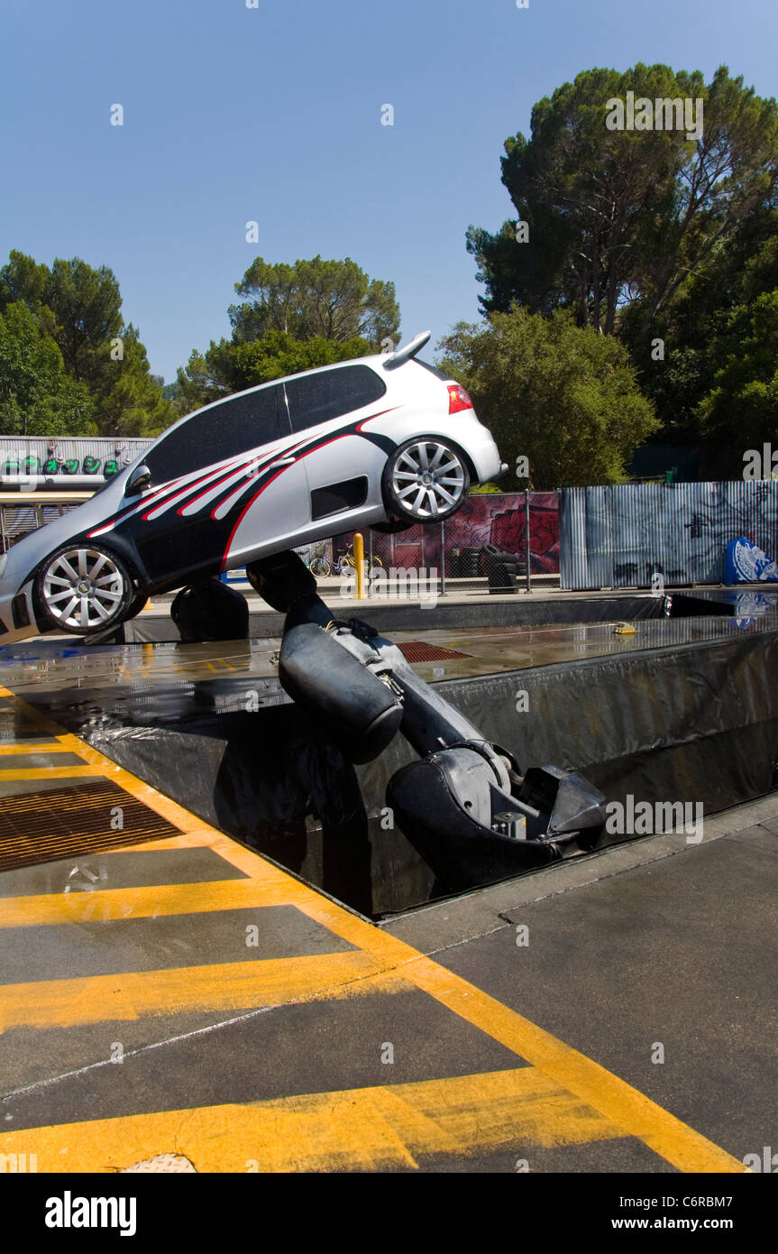 Fire and Car Show at Universal Studios, Los Angeles, California, USA ...