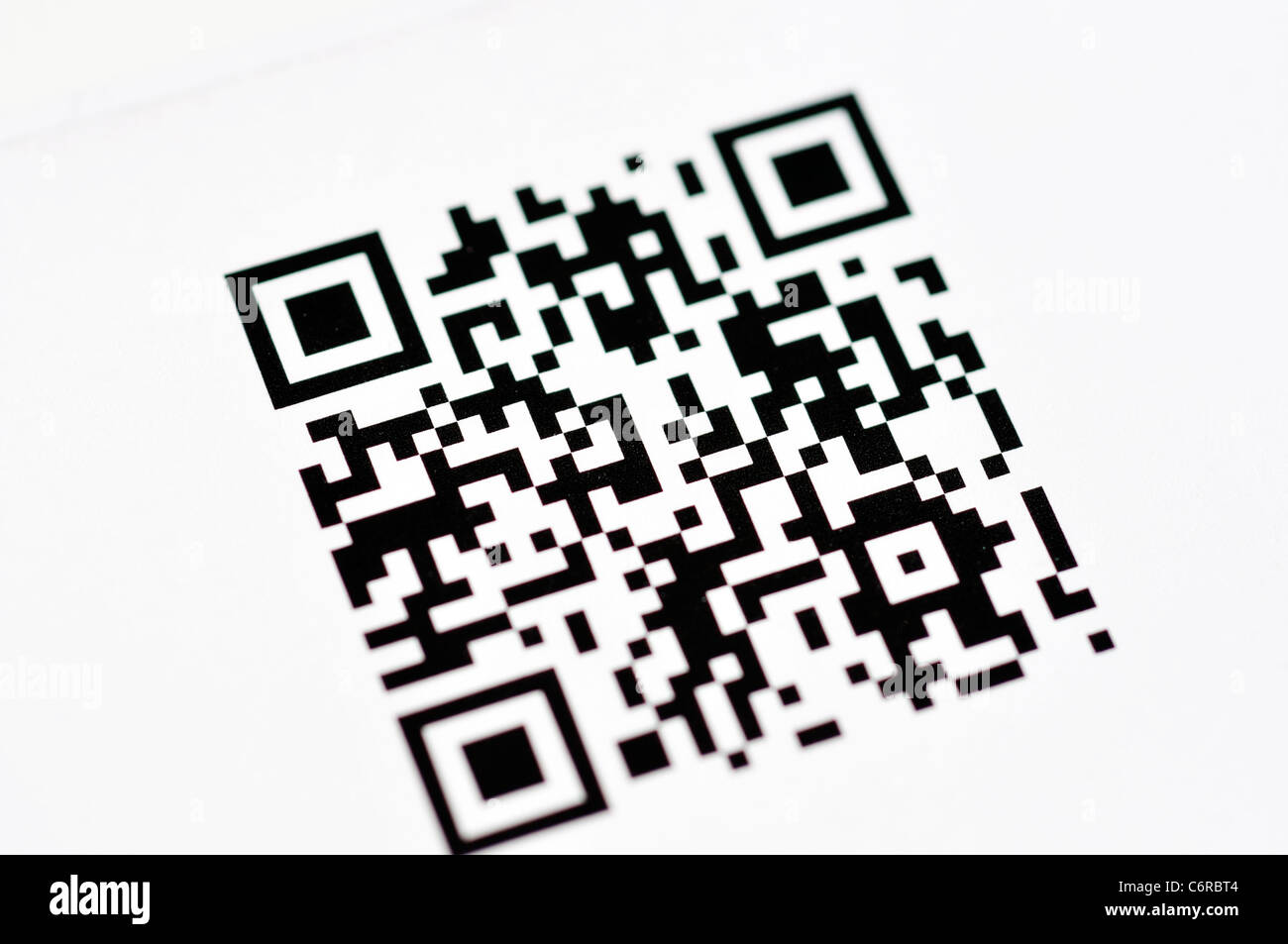 QR Quick Response code Stock Photo - Alamy