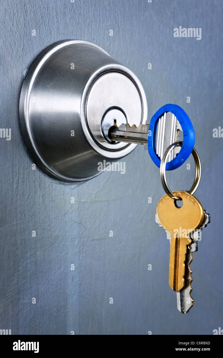 Key is inserted hi-res stock photography and images - Alamy
