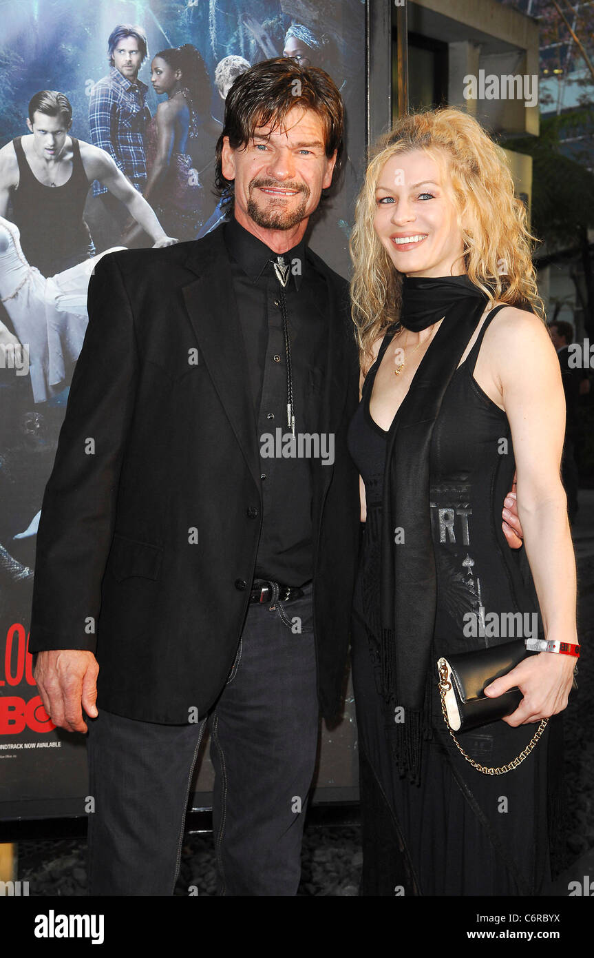 Don Swayze and wife HBO's "True Blood" Season 3 Premiere at the ...