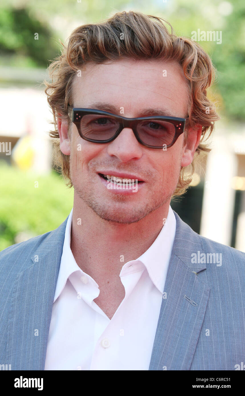 Simon Baker arriving for the 50th anniversary of the Monte Carlo TV ...