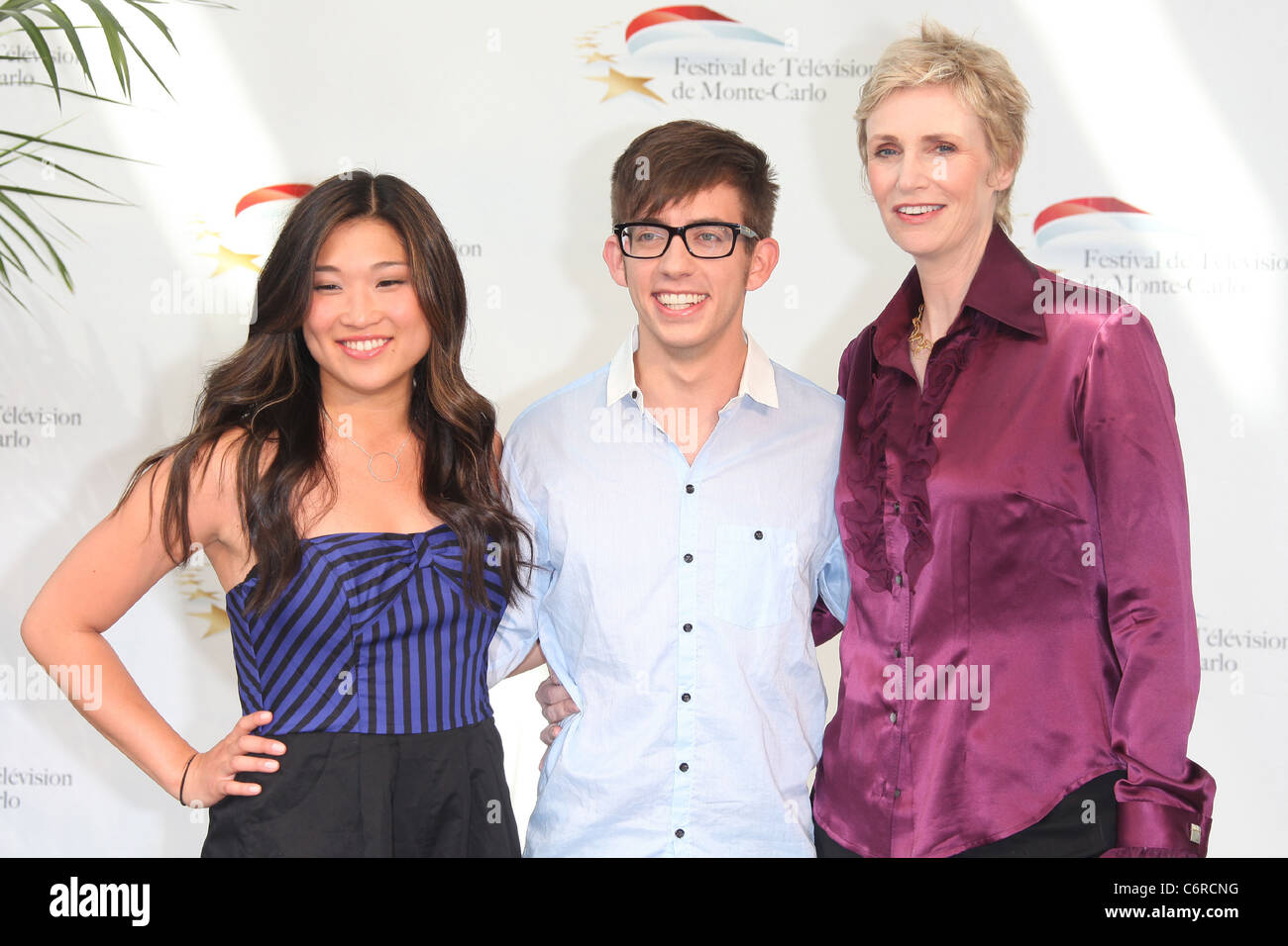 Jenna Ushkowitz, Kevin Mchale, Jane Lynch 50th anniversary of the Monte ...