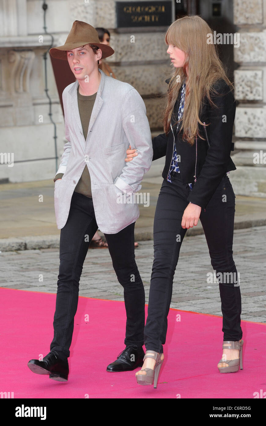 Johnny Borrell and Edie Campbell Royal Academy Summer Exhibition 2010 ...