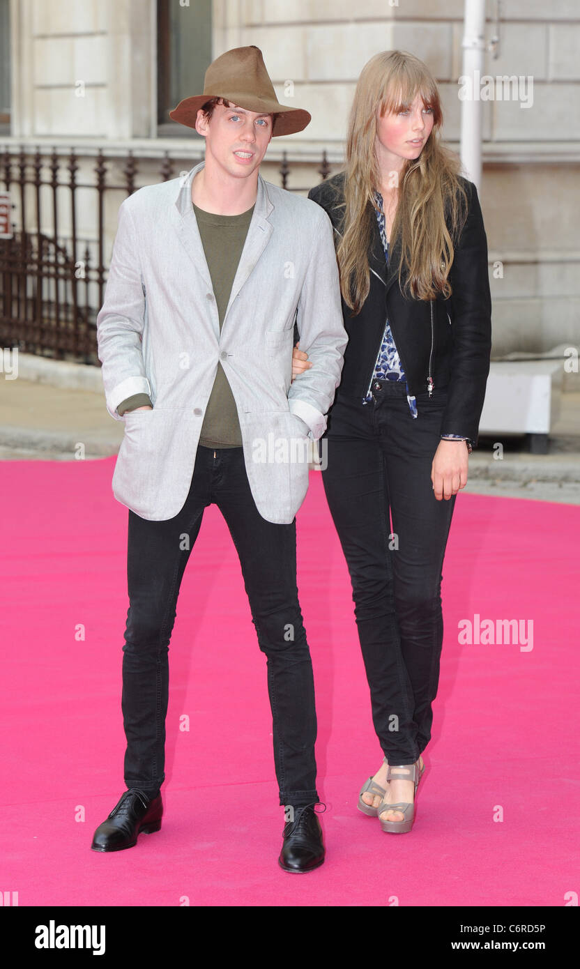 Johnny Borrell and Edie Campbell Royal Academy Summer Exhibition 2010 ...