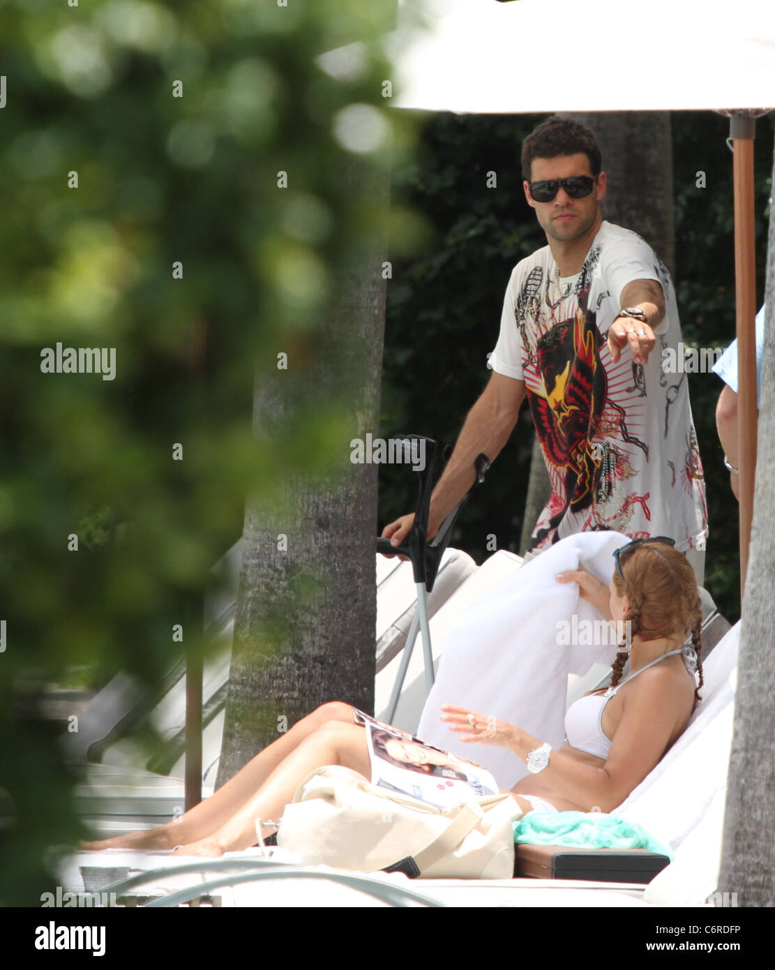 German International and Chelsea FC footballer Michael Ballack and his ...