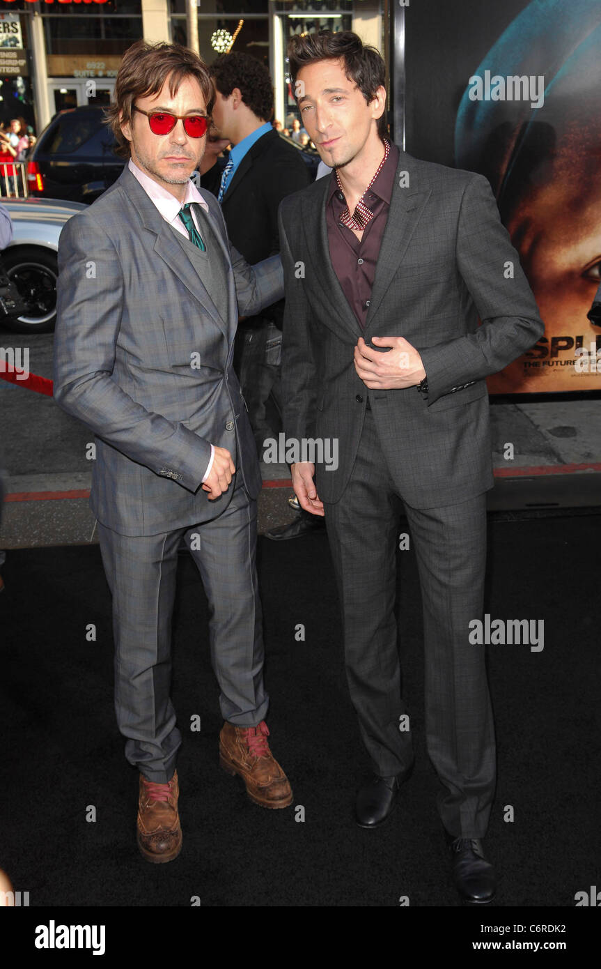 Adrien Brody and Robert Downey Jr. Los Angeles Premiere of Warner Bros ...