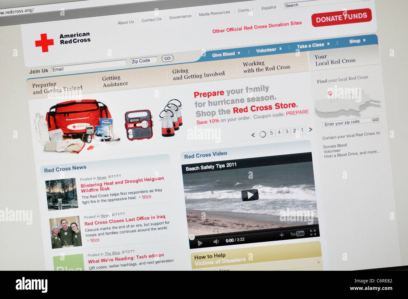 American red cross organization hi-res stock photography and images - Alamy