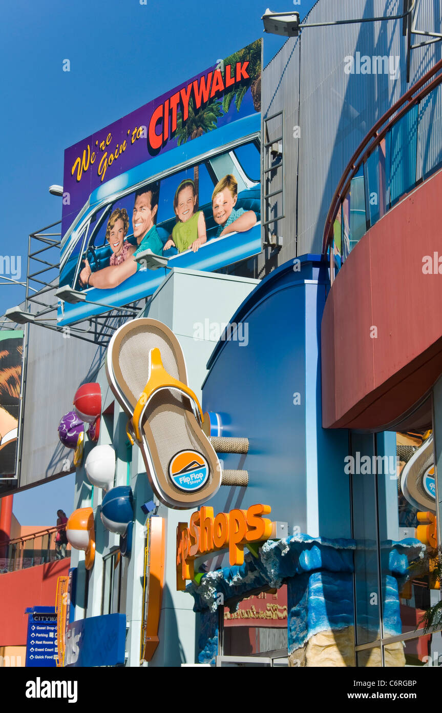 Universal studios hollywood city walk hi-res stock photography and ...