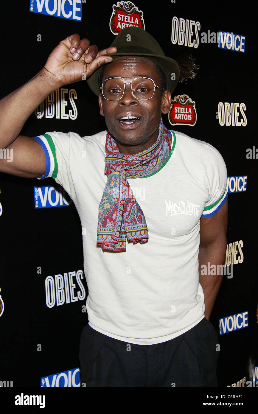Sahr Ngaujah attending The 2010 Village Voice OBIE Awards, honoring the ...