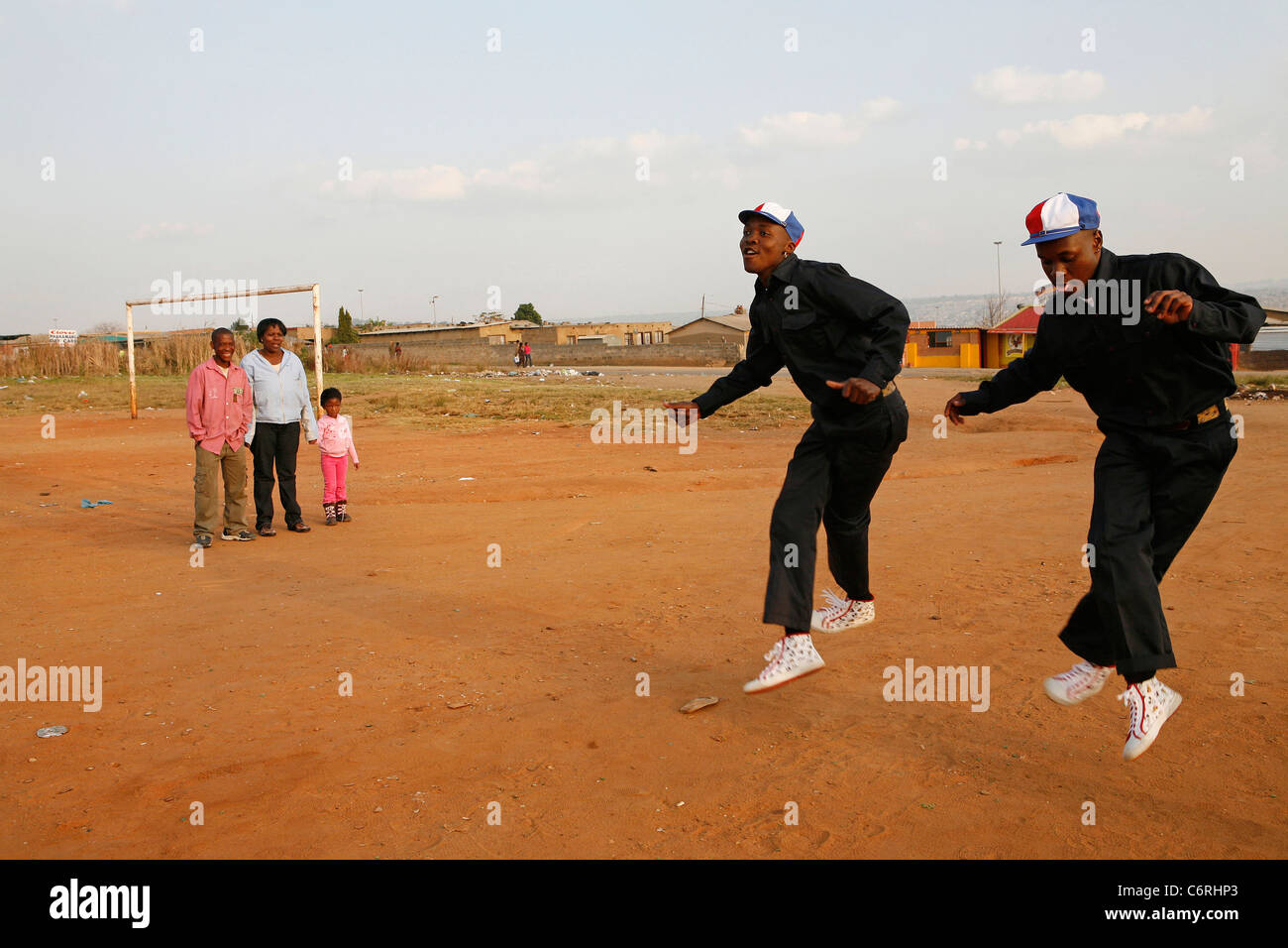 Pantsula dancers Moses Moeng, 22, and Abela Vilakhazi, 23, from the ...