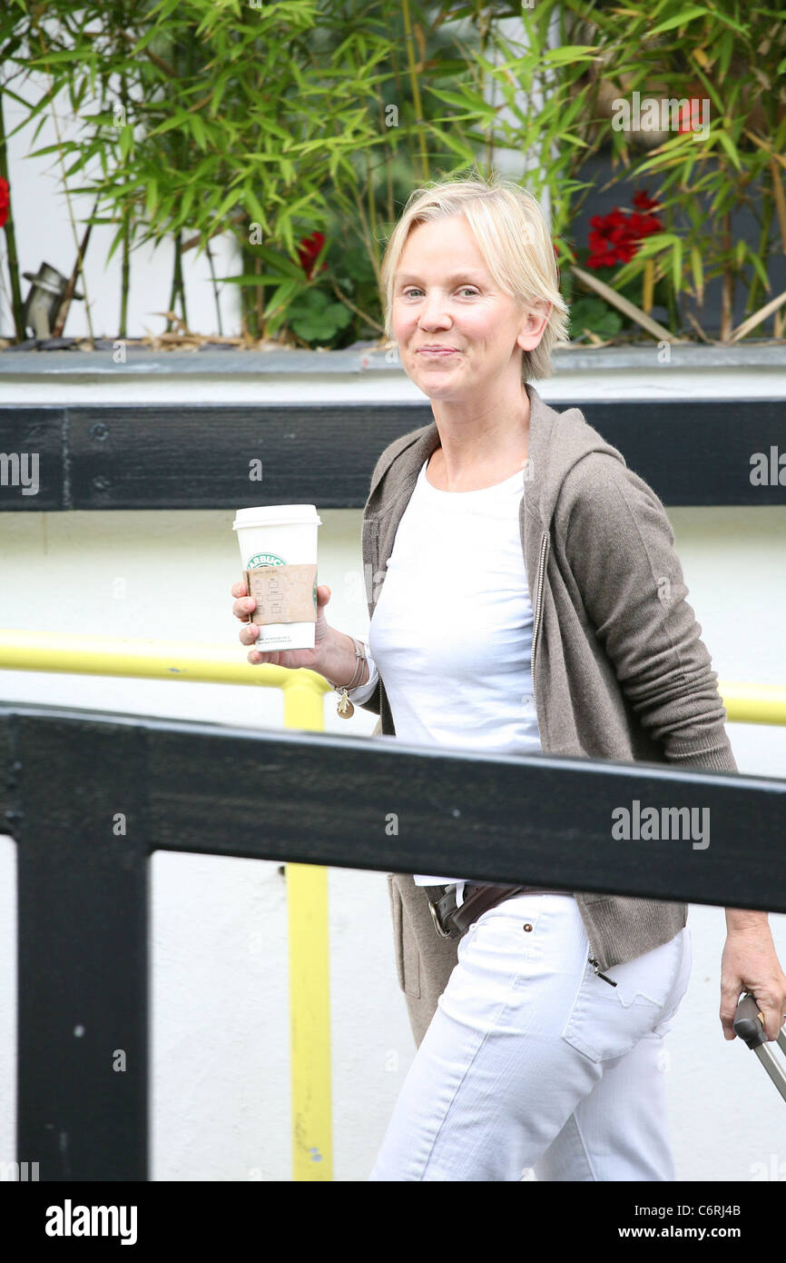 Lisa Maxwell outside the ITV Studios London, England - 10.06.10 Stock ...