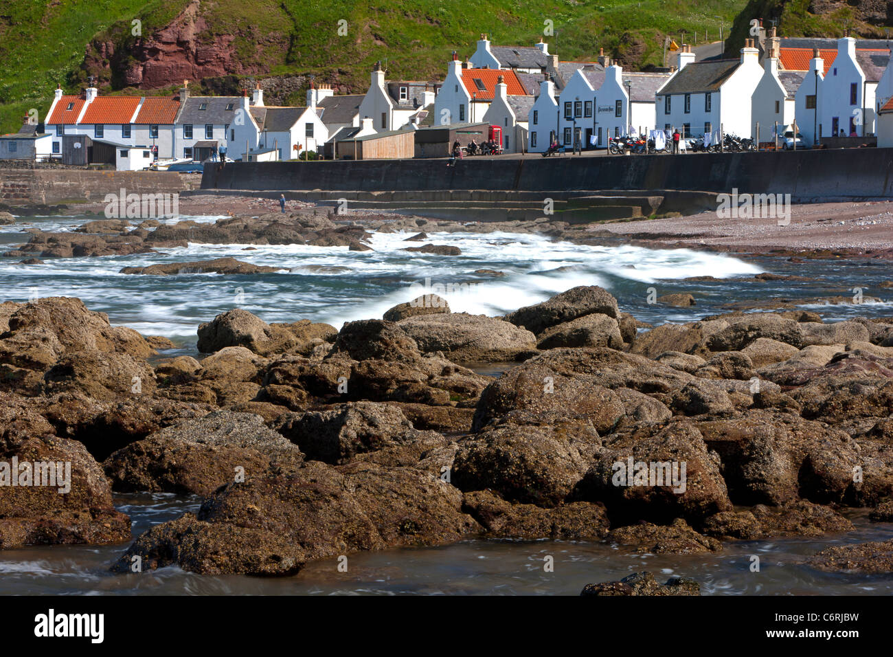 Pennan village in Aberdeenshire, North East Scotland Stock Photo - Alamy